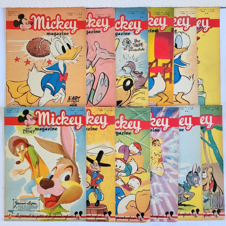 13 Mickey magazine von 1951 | Kaufen auf Ricardo