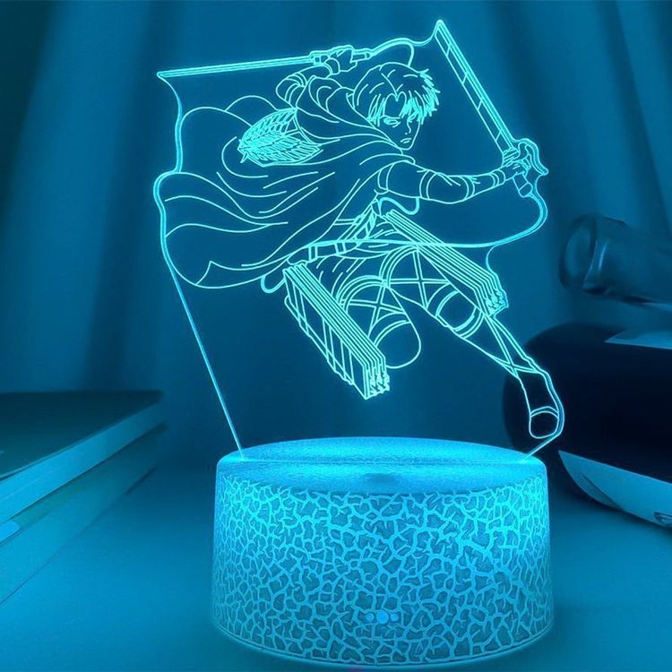 Anime 3D Led Lampe 16 Farben - Levi | Kaufen auf Ricardo