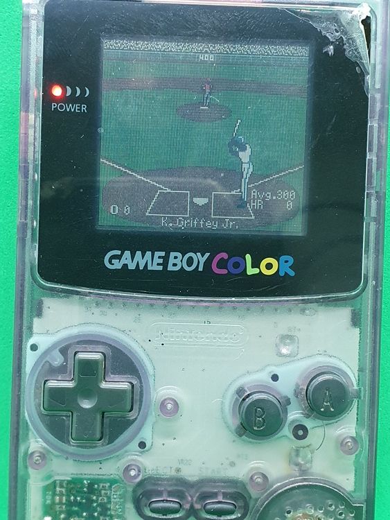 Nintendo Gameboy Color purple mit Baseball und Basketball (Gebraucht ...