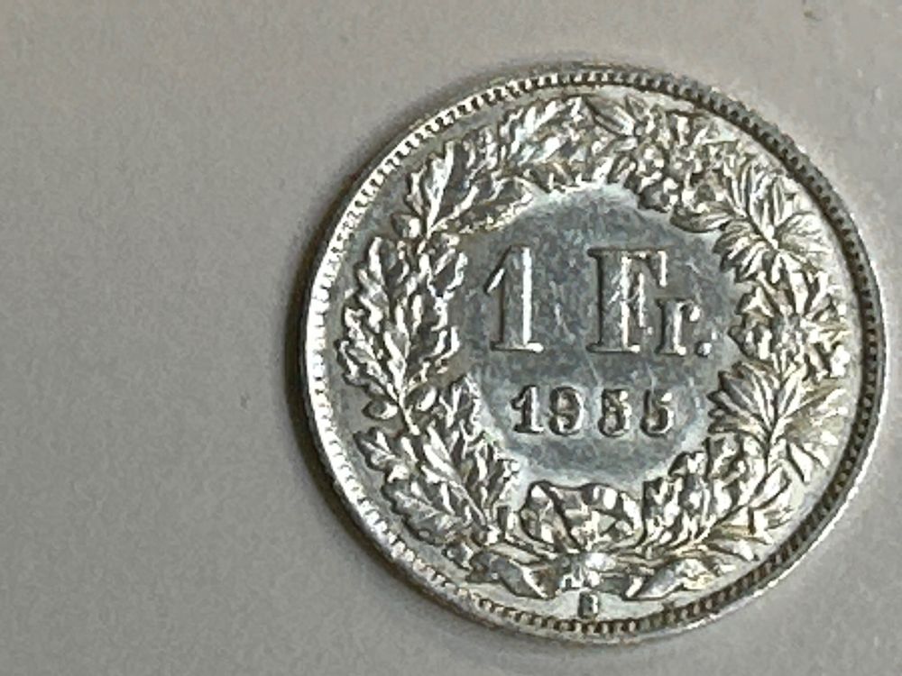 1 Fr.Silber Schweiz 1955 -vz | Kaufen auf Ricardo