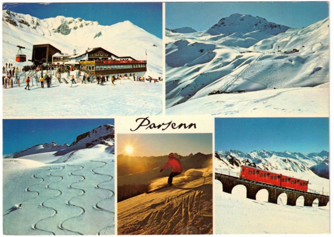 Davos - 5 Bild AK Parsenn (Gebraucht) in Binningen für CHF 1 – mit ...