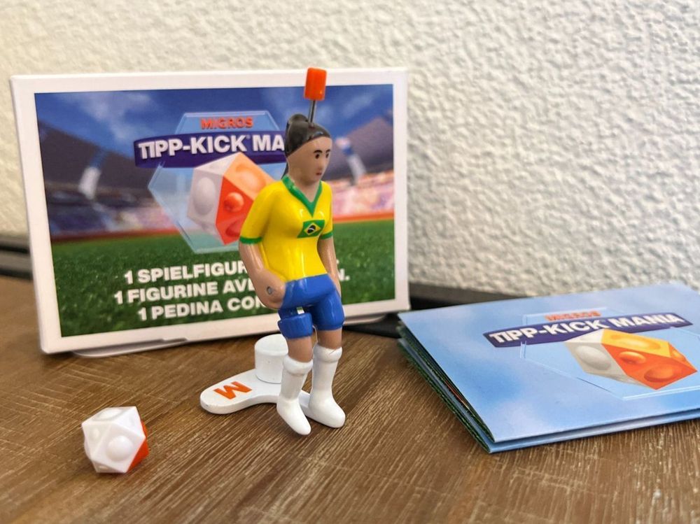 MIGROS Tipp-Kick Mania 2022 Figur BRASILIEN Nr. 10 *** | Kaufen auf Ricardo