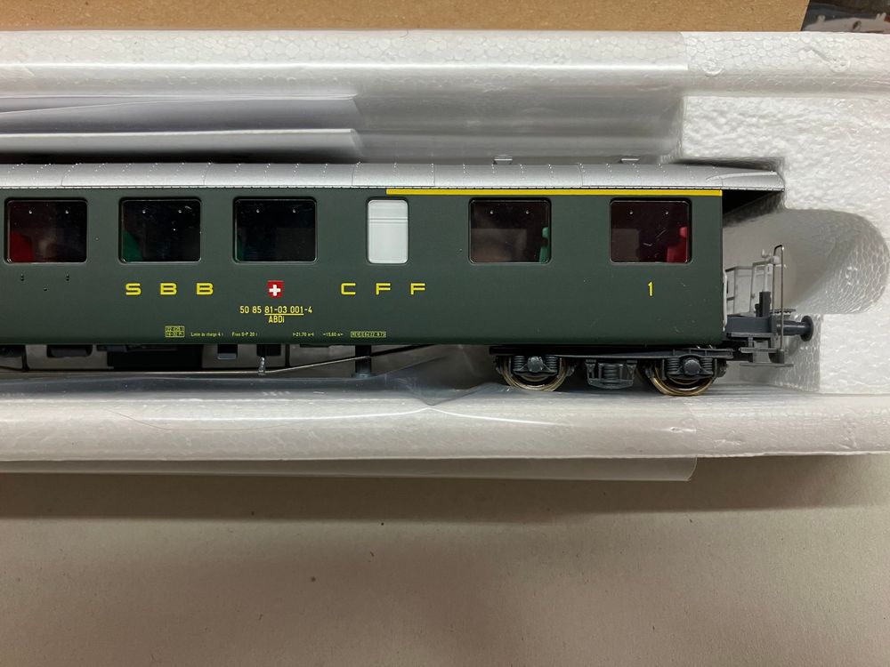 RailTop 31413 SBB Personenwagen ABDi, Epoche IVa, H0 (Gebraucht) in Neuendorf für CHF 140 – mit ...