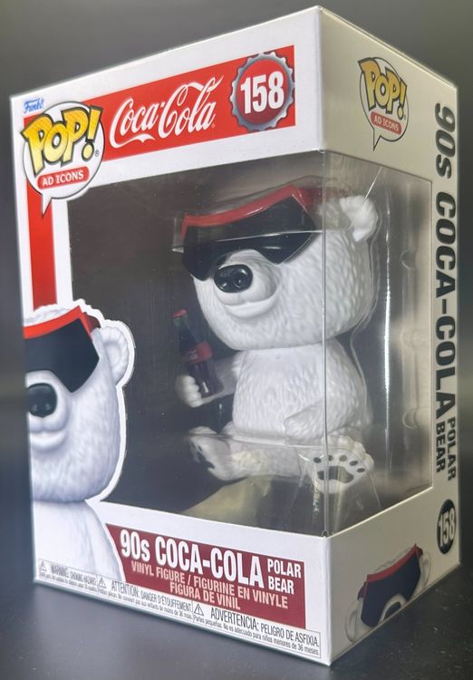 Funko POP! Coca-Cola 90s Coca-Cola Polar Bear (Neu und originalverpackt ...