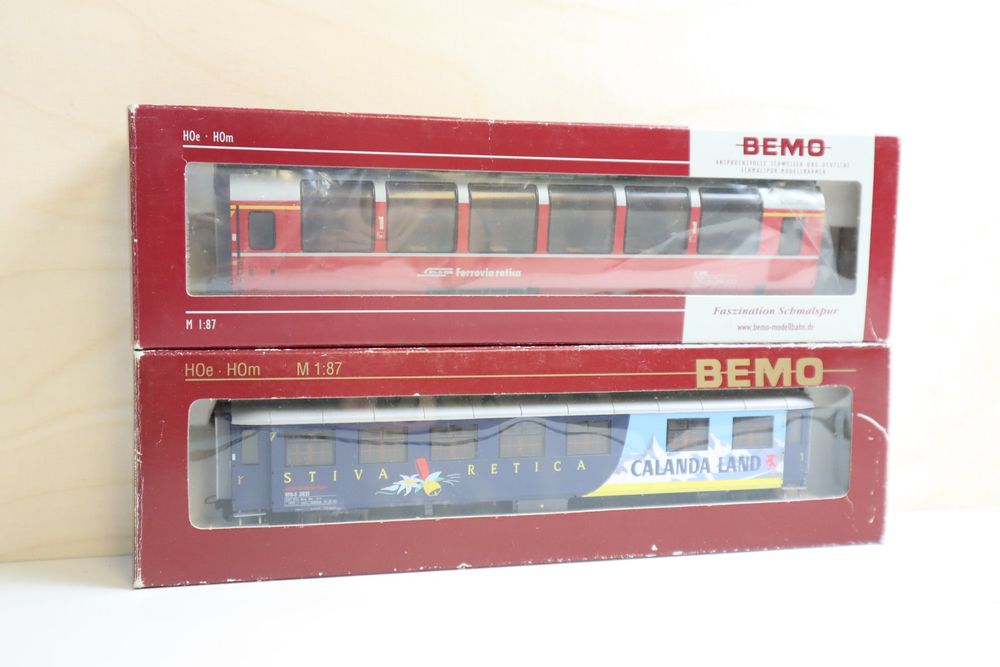 BEMO RhB Panoramawagen + Wagen Stiva Retica Calanda (Gebraucht) in Winterthur für CHF 95 – mit ...