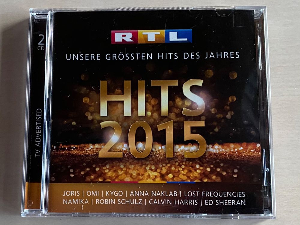 Hits 2015 RTL 2CD - Unsre Grössten Hits Des Jahres (Gebraucht) in ...
