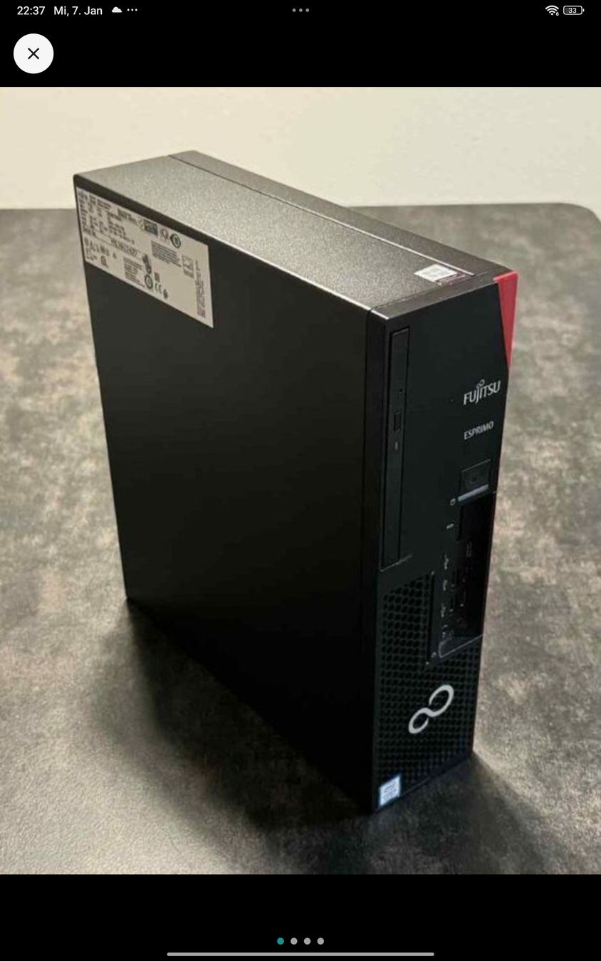 Computer Fujitsu Esprimo D738, Small Form Factor. 295 x 310 (Gebraucht ...