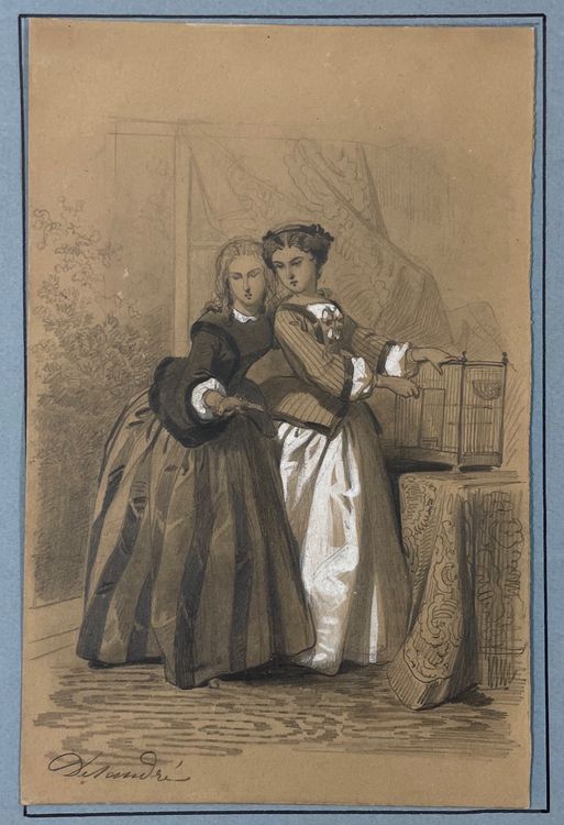 Jules Marie Desandré (1845-x) Zeichnung | Kaufen auf Ricardo