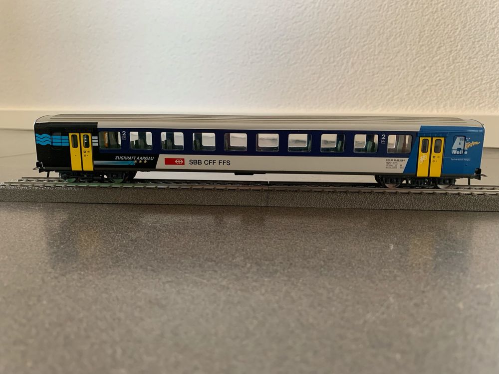 HAG Nr. 720 H0 NPZ Zugkraft Aargau 2.Klasse EW1 Abteilwagen (Neu ...