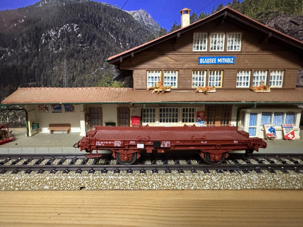 REE H0 WB-057 - SNCF Flachwagen Ls 21 87 042 0 101-9 (Gebraucht) in ...