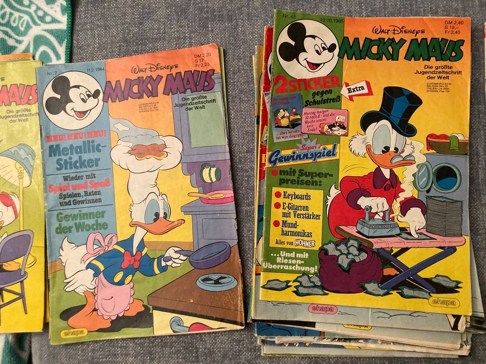 49 Mickey Mouse Hefte (Gebraucht) in Urdorf für CHF 45 – mit Lieferung auf Ricardo kaufen