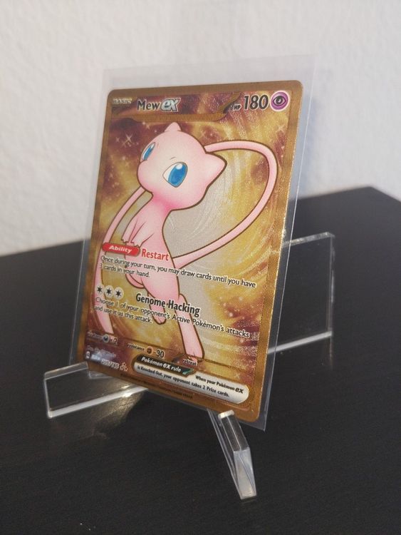 Pokémon 151 - Mew ex Metal Gold Card / Metall Karte NM / EN (Gebraucht ...