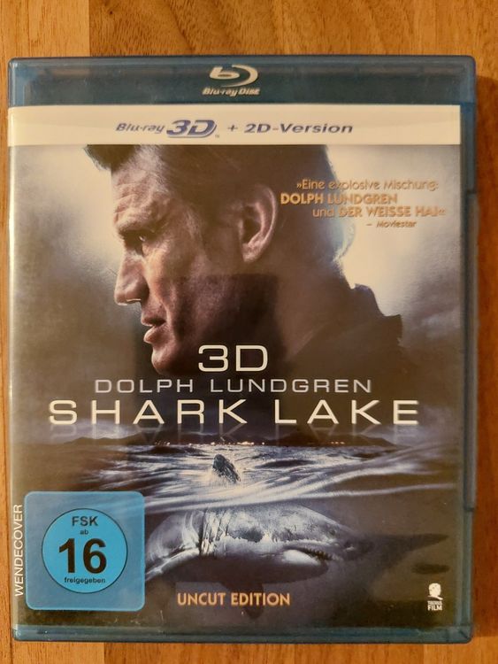 Blu Ray 3D & 2D - Shark Lake mit Dolph Lundgren (Gebraucht) in ...