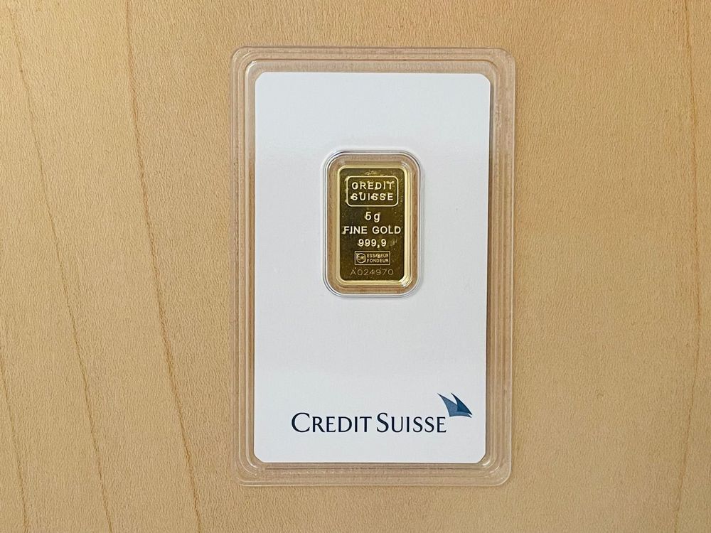 5g Credit Suisse - Nr. 24970 - CS Bank - swiss made (Neu und ...