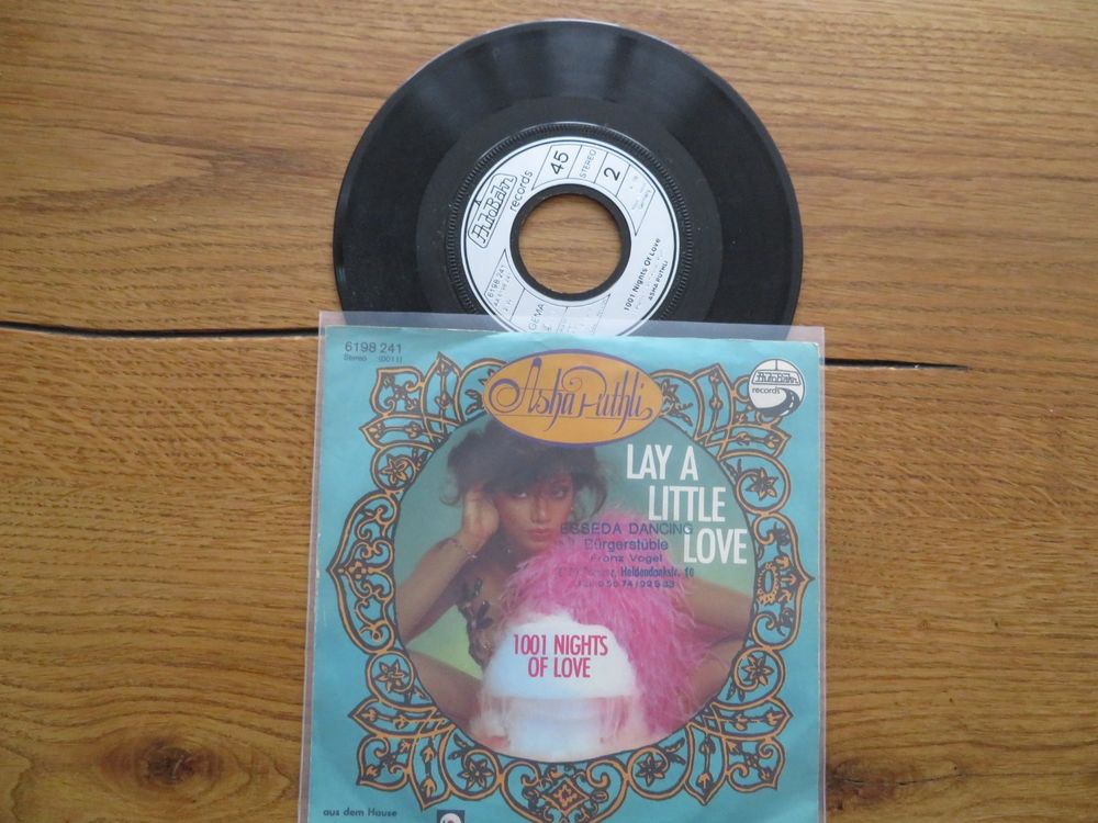 Asha Puthli - Lay a Little Love, Single Schallplatte Top! (Neu (gemäss ...