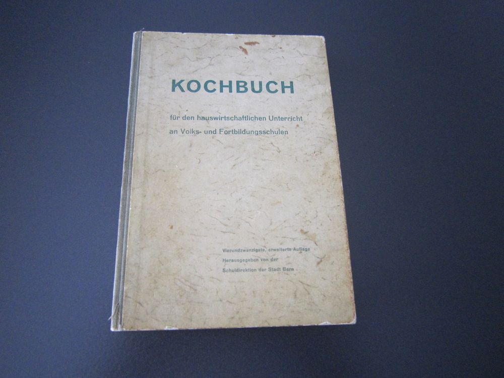 Berner Kochbuch 1954 | Kaufen auf Ricardo