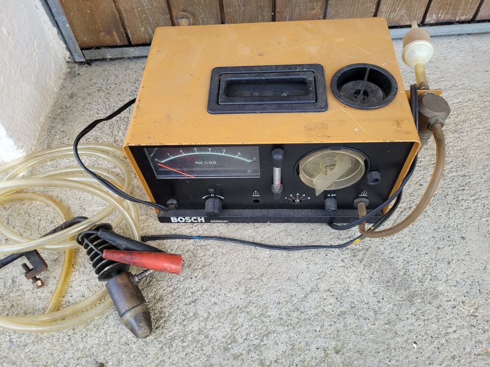 ORIGINAL TOP BOSCH ABGASTESTER CO2 TESTER Oldtimer Veteran (Gebraucht ...