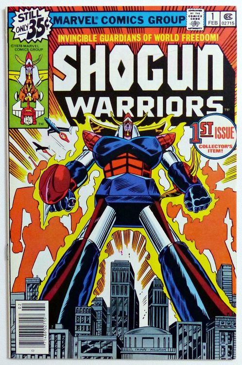 SHOGUN WARRIORS #1 🔑 KEY ROBOT RAYDEEN & MORE 1ST APP 1978 (Gebraucht ...