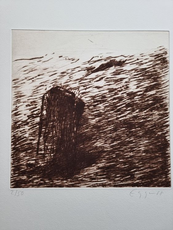 HEINZ EGGER RADIERUNG AQUATINTA SIGNIERT NUMMERIERT (Gebraucht) in Gersau für CHF 68 – mit ...