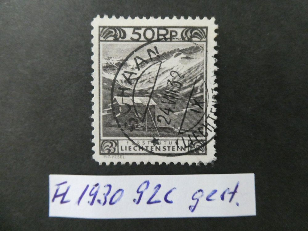 FL 1930 Nr. 92C schön gestempelt (Gebraucht) in Lausen für CHF 5 – mit Lieferung auf Ricardo kaufen