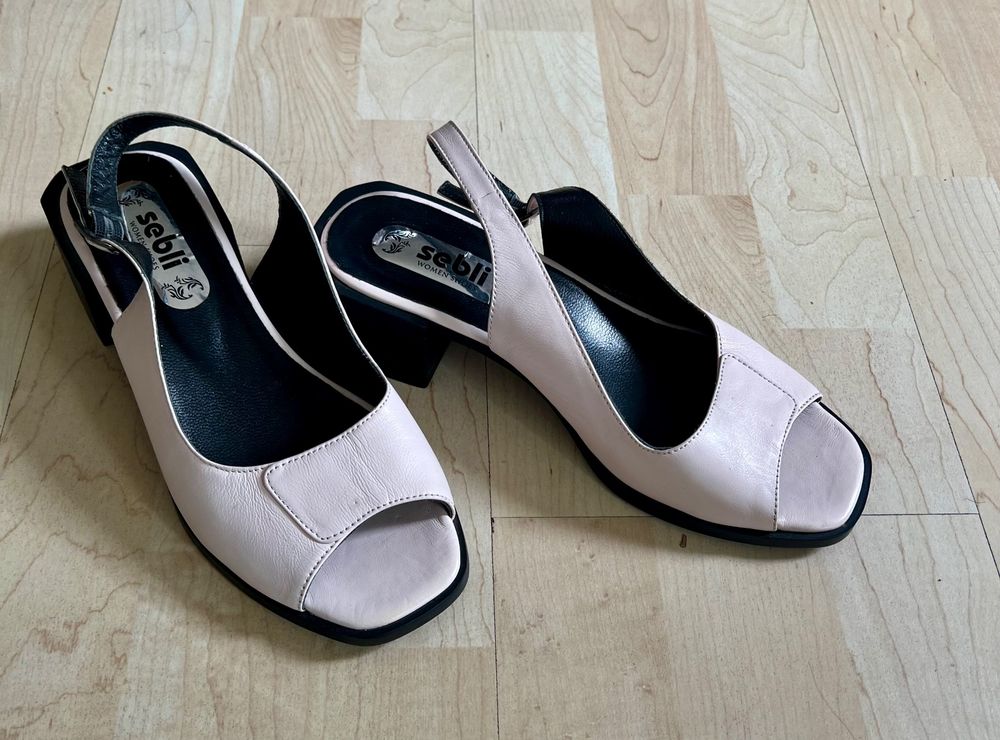 Slingback-Sandalen Beige Gr. 37 Neu nie getragen 👡 (Neu (gemäss ...