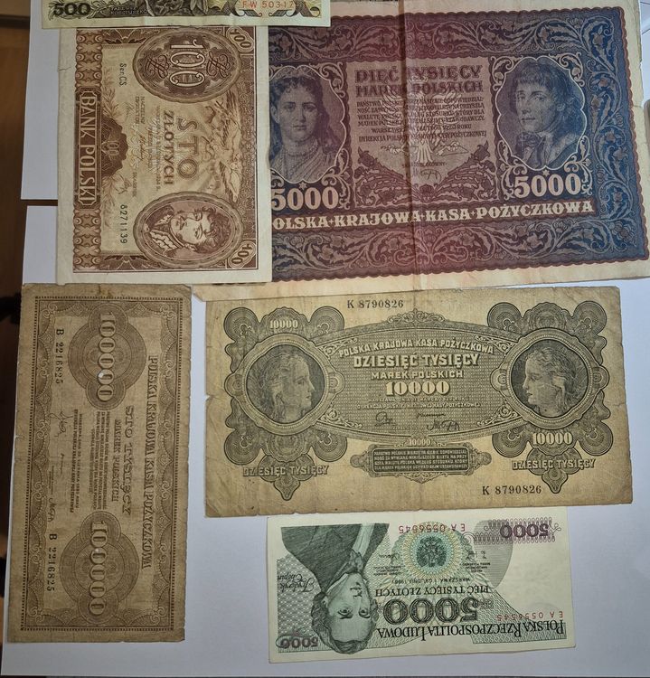 Polen - Banknoten - Lot (Gebraucht) in Schlieren für CHF 27 – mit ...