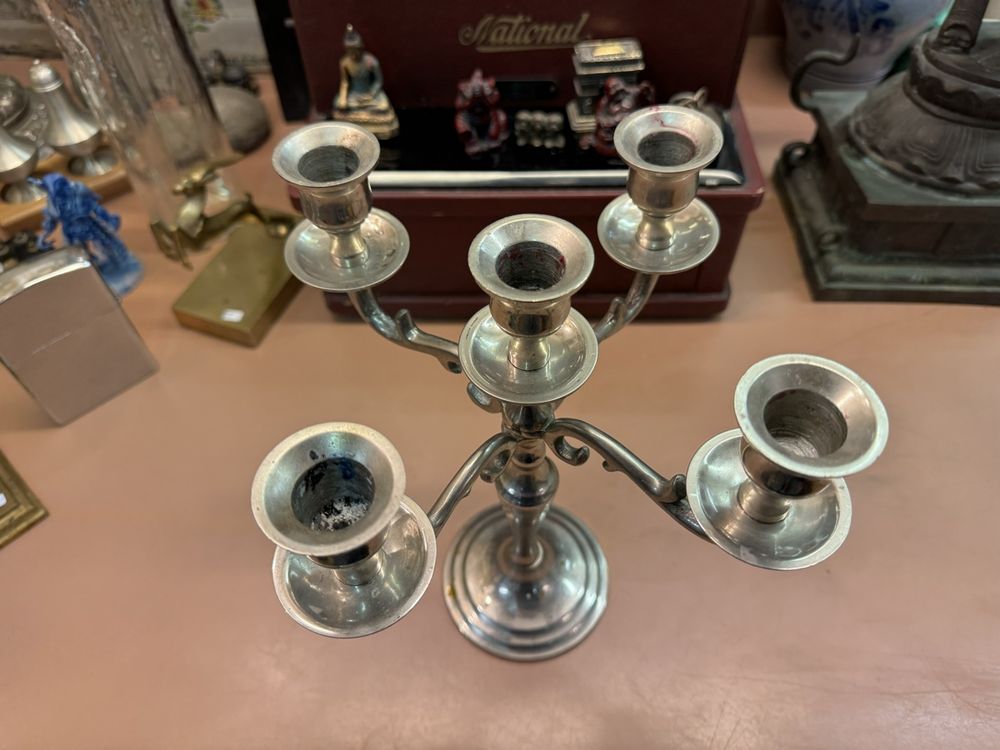 Versilberter 5-armiger Kerzenständer, Vintage (Gebraucht) in Chur für ...