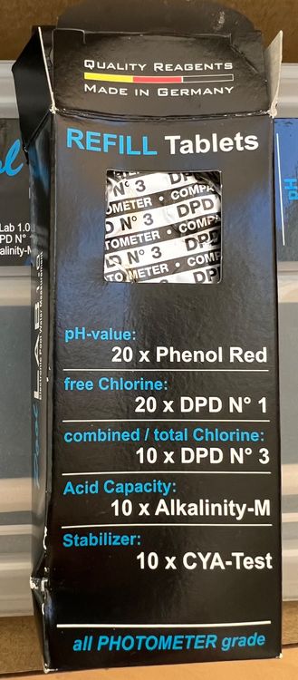 PoolLab Photometer Chlor etc. Messgerät für Schwimmbadchemie (Gebraucht ...