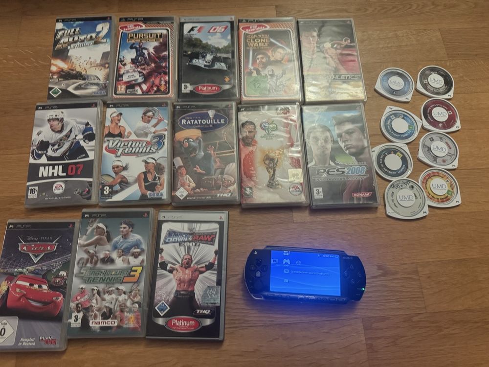 Sony PSP Console with Games + UMDs | Kaufen auf Ricardo