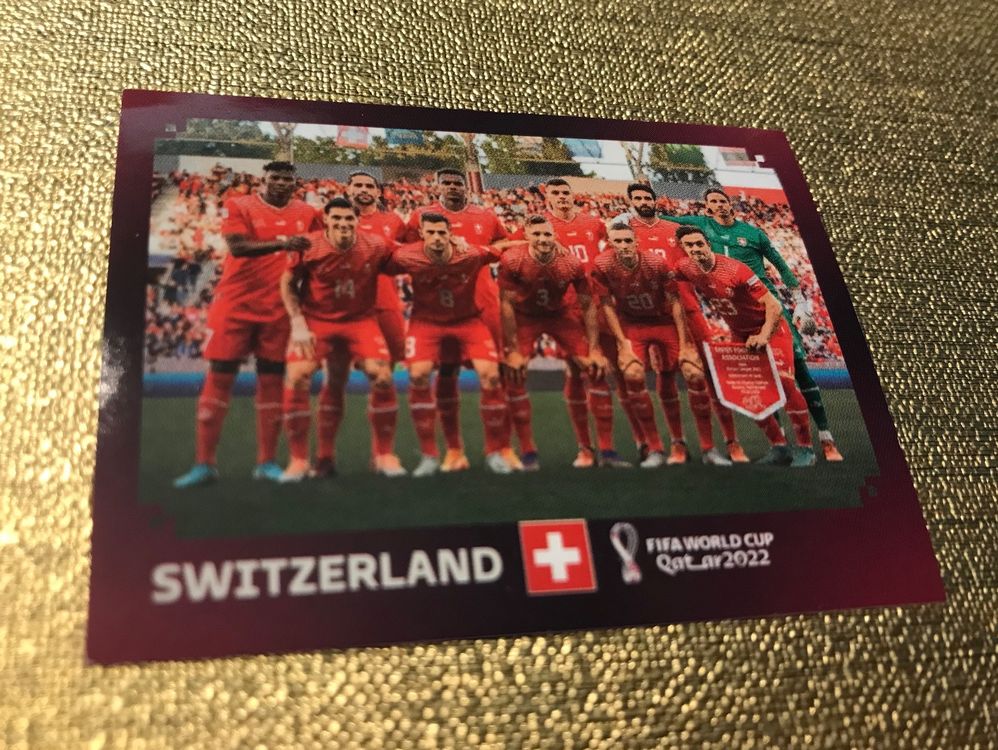 Panini Sticker SUI 1, WM 2022 | Kaufen auf Ricardo Panini Sticker SUI 1, WM 2022 | Kaufen auf Ricardo
