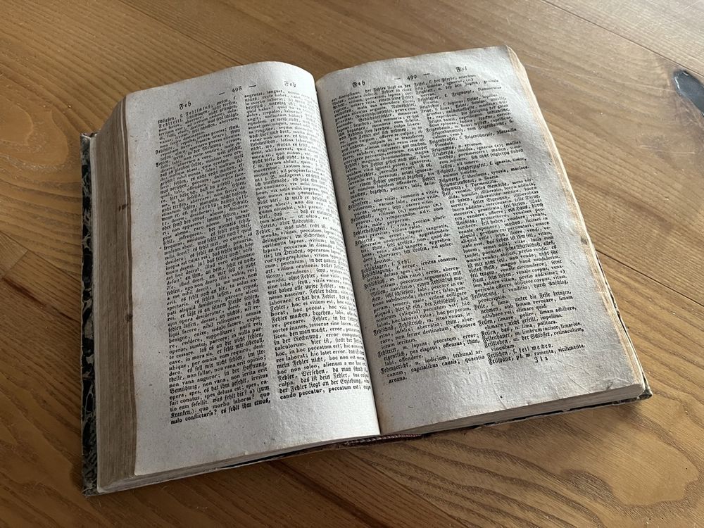 Antikes Wörterbuch Deutsch-Lateinisch (Gebraucht) in Lotzwil für CHF 9 ...