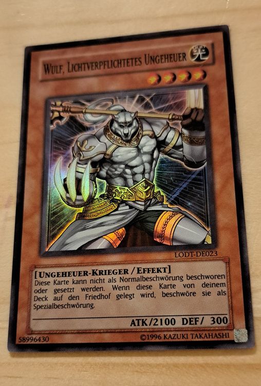 YU-GI-OH Wuf,Lichtverpflichtes Ungeheuer (Gebraucht) in Luzern für CHF ...