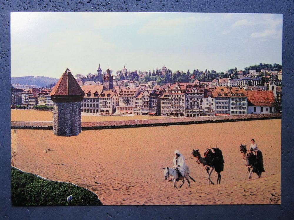 LUZERN HEISSER SAND KAMELE WüSTE COLLAGE | Kaufen auf Ricardo
