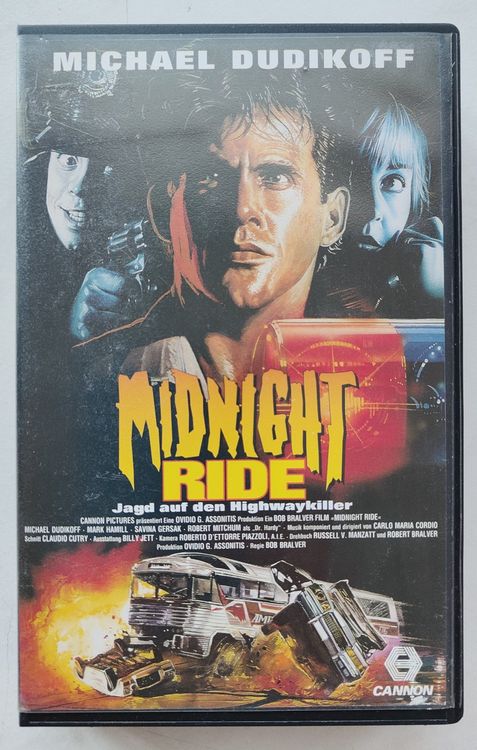 VHS - Midnight Ride (USA 1990) Warner / Cannon - Verleih | Kaufen auf ...