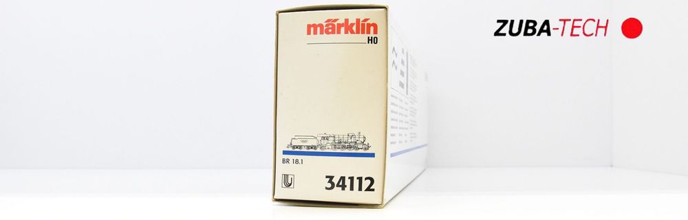 Märklin 3411 Dampflok BR 18 DB H0 WS Delta mit OVP (Gebraucht) in St ...