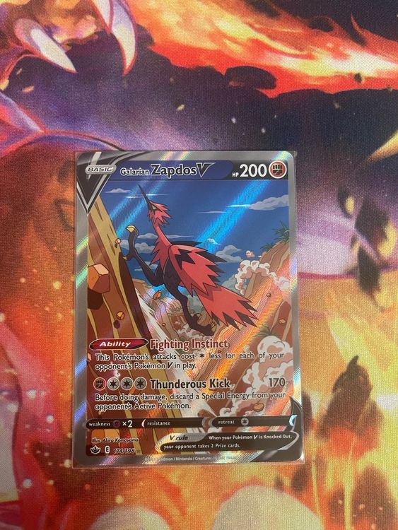 Pokemon KArte Zapdos v alt art | Kaufen auf Ricardo