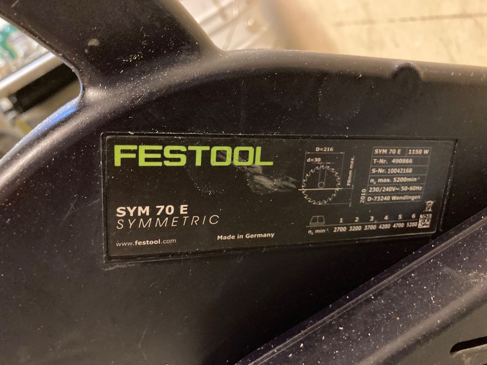 Festool SYM 70 E Leistensäge (Gebraucht) in Buchberg für CHF 410 – nur Abholung auf Ricardo kaufen