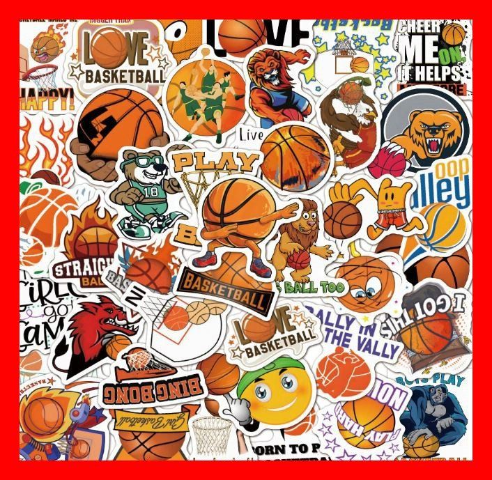 50 tlg Stickerset Basketball Korb Schuhe Jordan Bryant NBA (Neu und ...