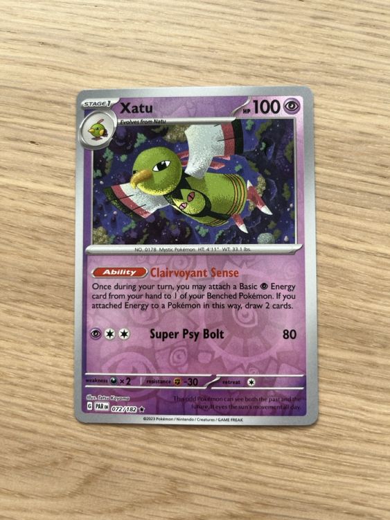 Xatu - Pokémon Paradox Rift EN - 072/182 - ReverseHolo | Kaufen auf Ricardo