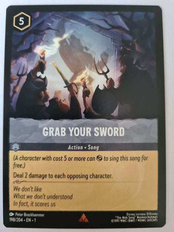 Lorcana, Grab Your Sword, 198 (Neu (gemäss Beschreibung)) in Sachseln für CHF 2 – mit Lieferung ...