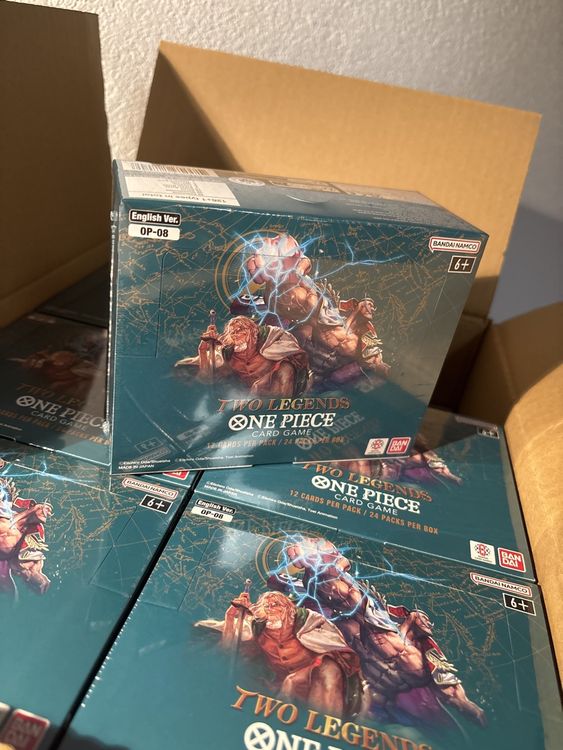 One Piece OP08 Two Legends Display EN sealed (Neu und originalverpackt ...
