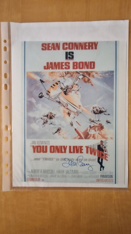 John Barry, Original Autogramm auf Grossfoto in Farbe (Gebraucht) in ...