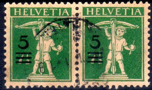 AUFRAUCHAUSGABE 1930 TELLKNABE MIT ARMBRUST PAAR - X395 (Gebraucht) in Losone für CHF 8 – mit ...