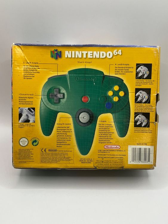 Grüne Nintendo 64-Controller-Box | Kaufen auf Ricardo