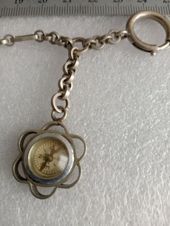 Alt Taschenuhr Kette mit Kompass, aus 40-50er Jahre (Gebraucht) in ...
