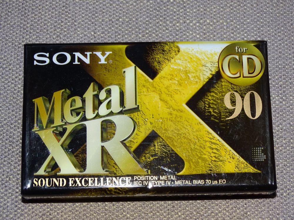 Sony Metal XR 90 Minuten Cassette Tape Neu/OVP (Neu und ...