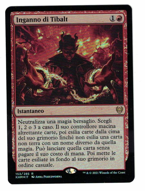 1X Inganno di Tibalt / Tibalt's Trickery FOIL (Gebraucht) in Monteggio ...