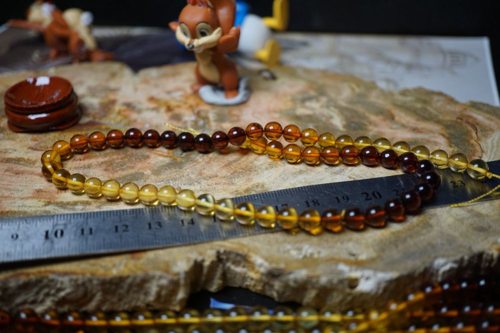 Bernstein 6mm Verlaufend Farbe Kugeln Schmuckstrang (Neu und originalverpackt) in Eschenbach SG ...