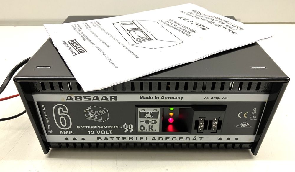 Absaar KM3 (ATU): Batterieladegerät Auto - 6 Amp. - 12 Volt (Neu (gemäss Beschreibung)) in Thun ...