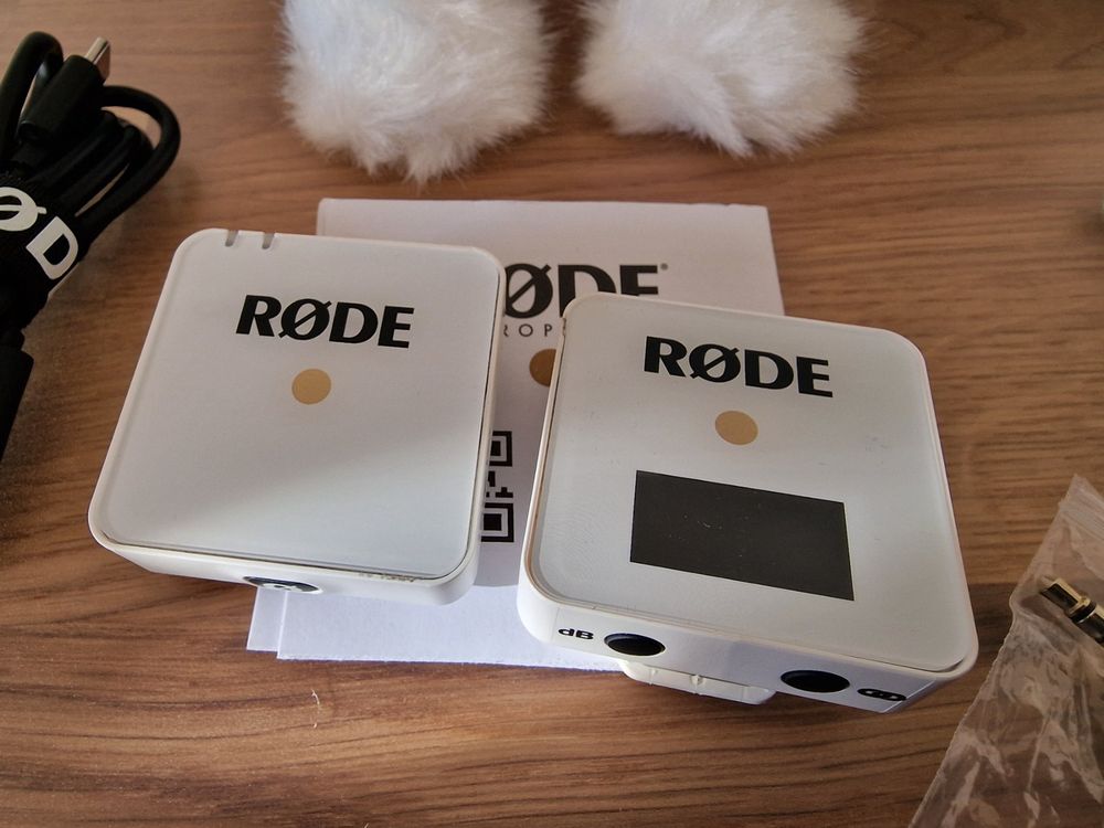 Rode Wireless GO in Weiss inkl. Zubehör | Kaufen auf Ricardo